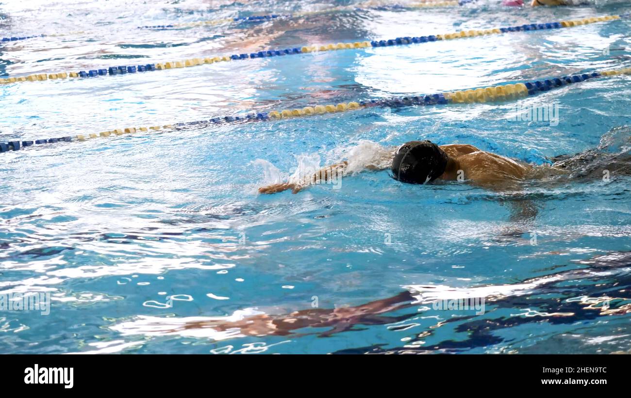 Male athlete swimmer submerged hi-res stock photography and images - Alamy