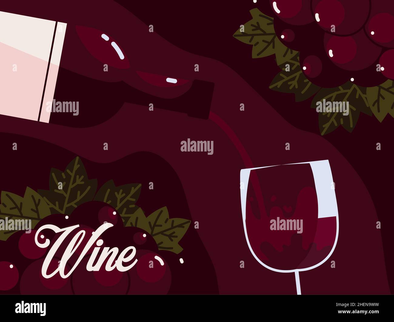 wine bottle pouring Stock Vector Image & Art - Alamy