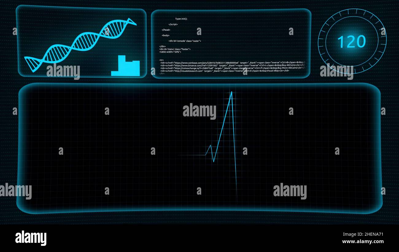 Loopable background EKG electrocardiogram pulse real waveform. health ...