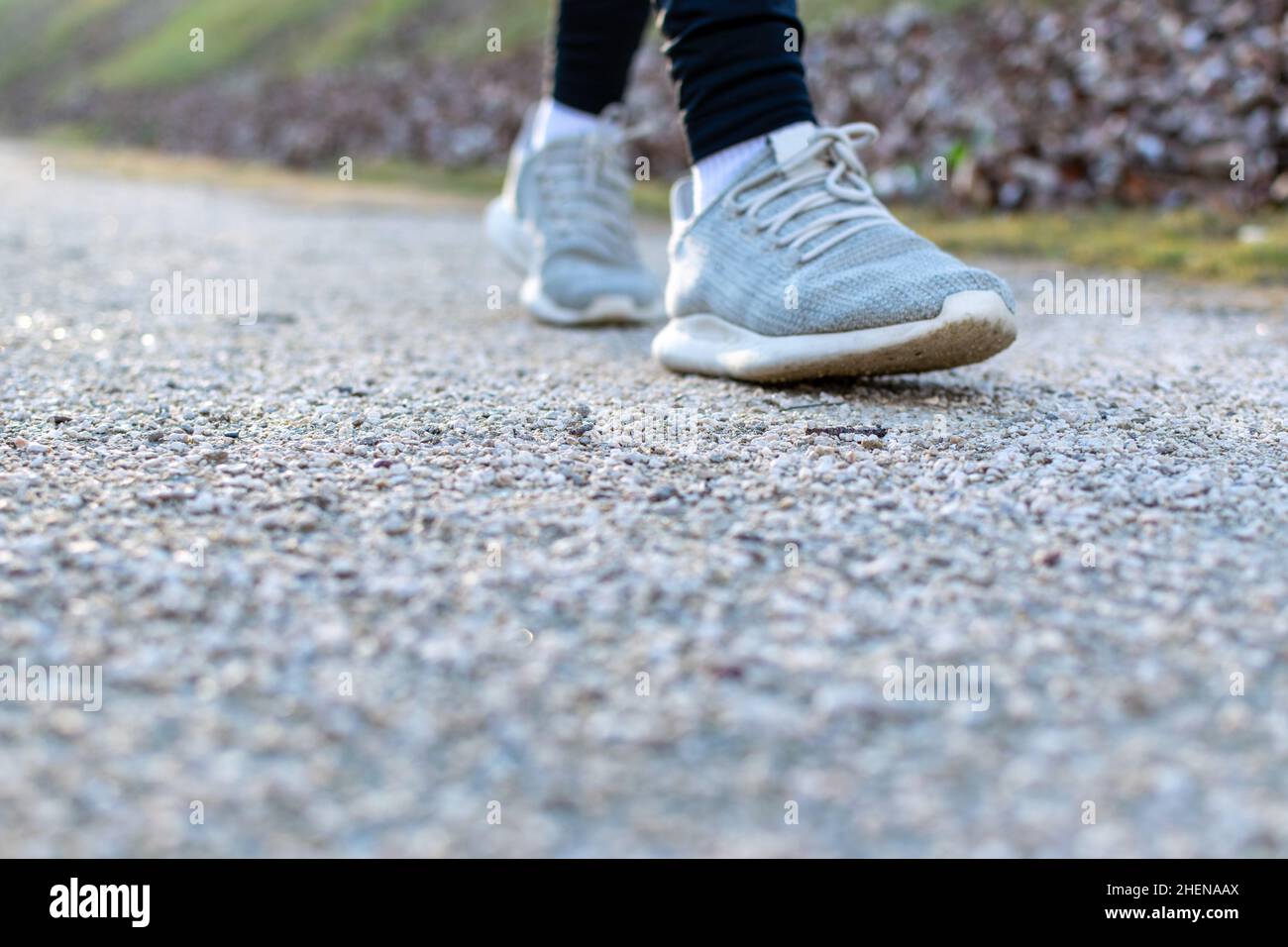 Young healthy man walking on hi-res stock photography and images - Alamy