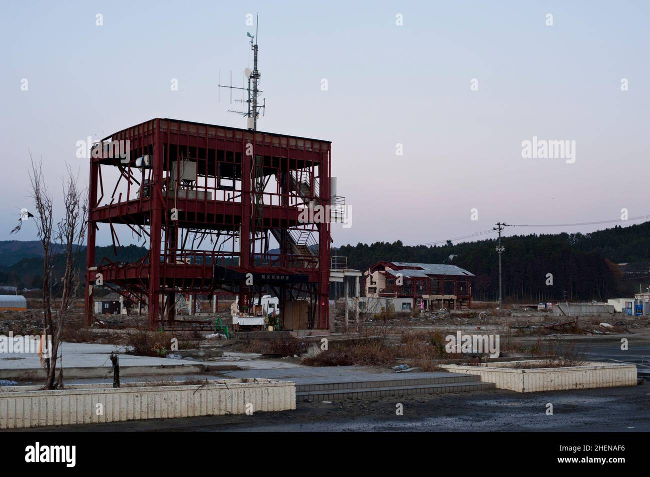 Minamisanriku 6 months after the 2011 tsunami swept through the Tohoku ...