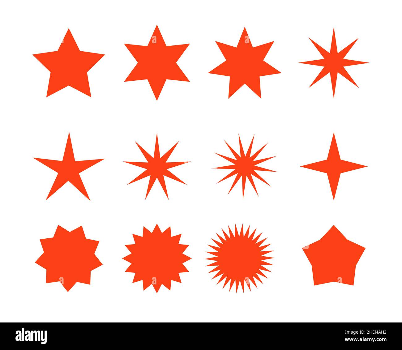 Retro stars sunburst vector badge sticker. Sale red round burst star ...