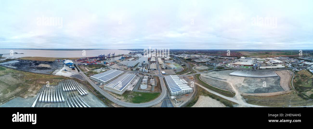 Aerial view of hull england hi-res stock photography and images - Alamy