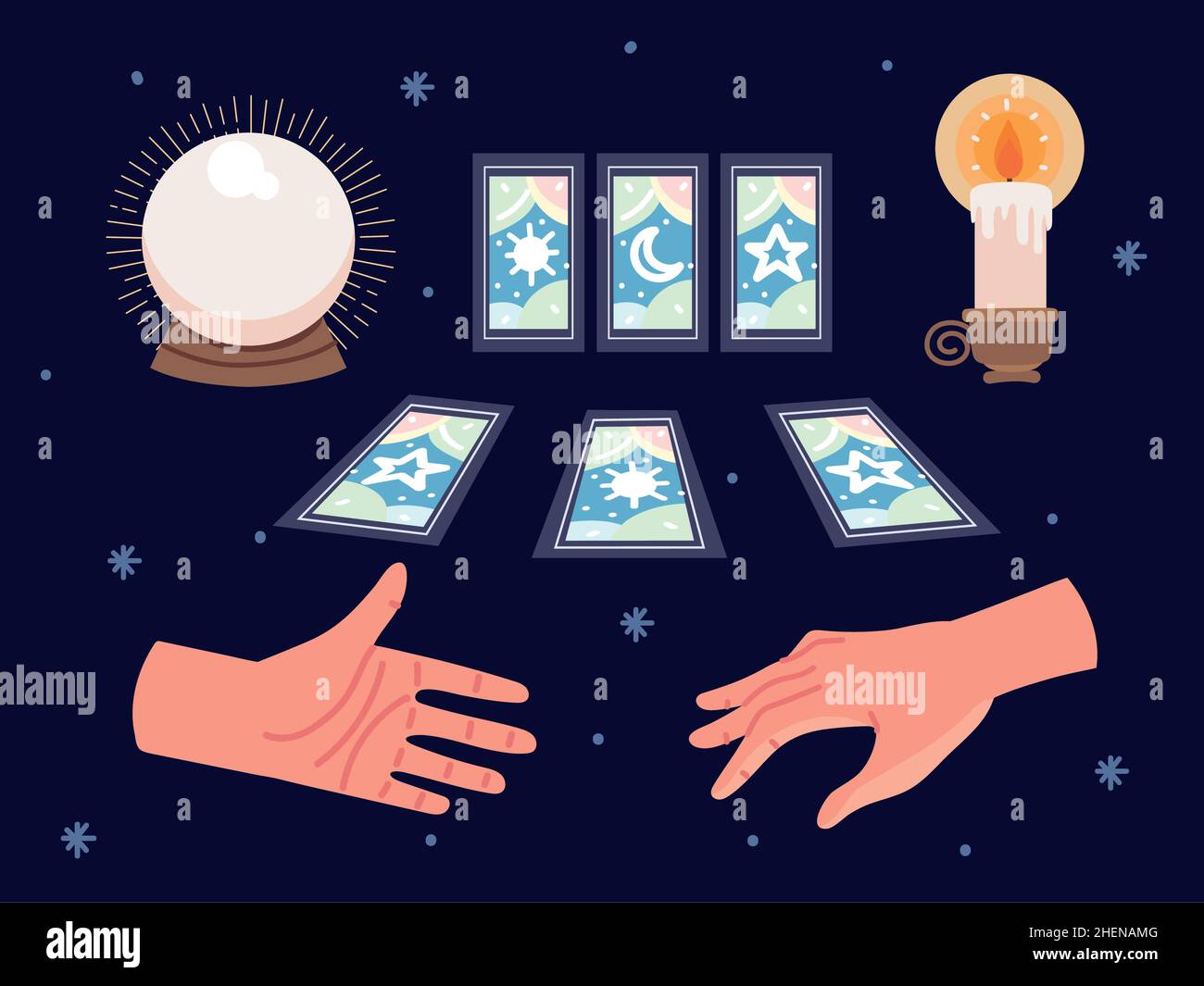 predicting future icons Stock Vector Image & Art - Alamy
