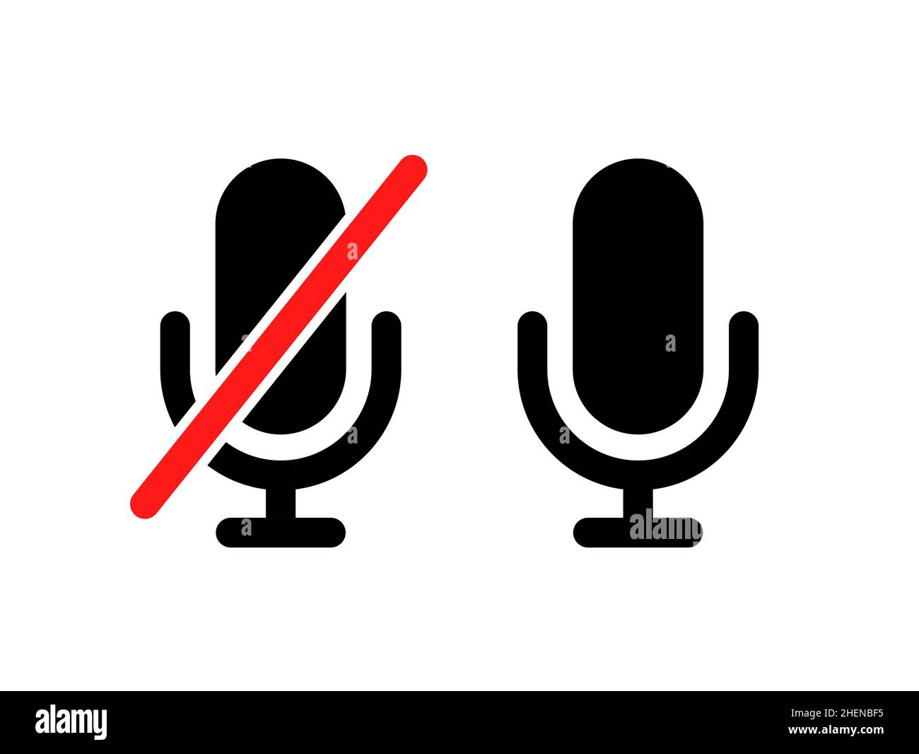 Mic mute icon burron symbol. Mic recorder vector off black flat icon ... Mic mute icon burron symbol. Mic recorder vector off black flat icon ...