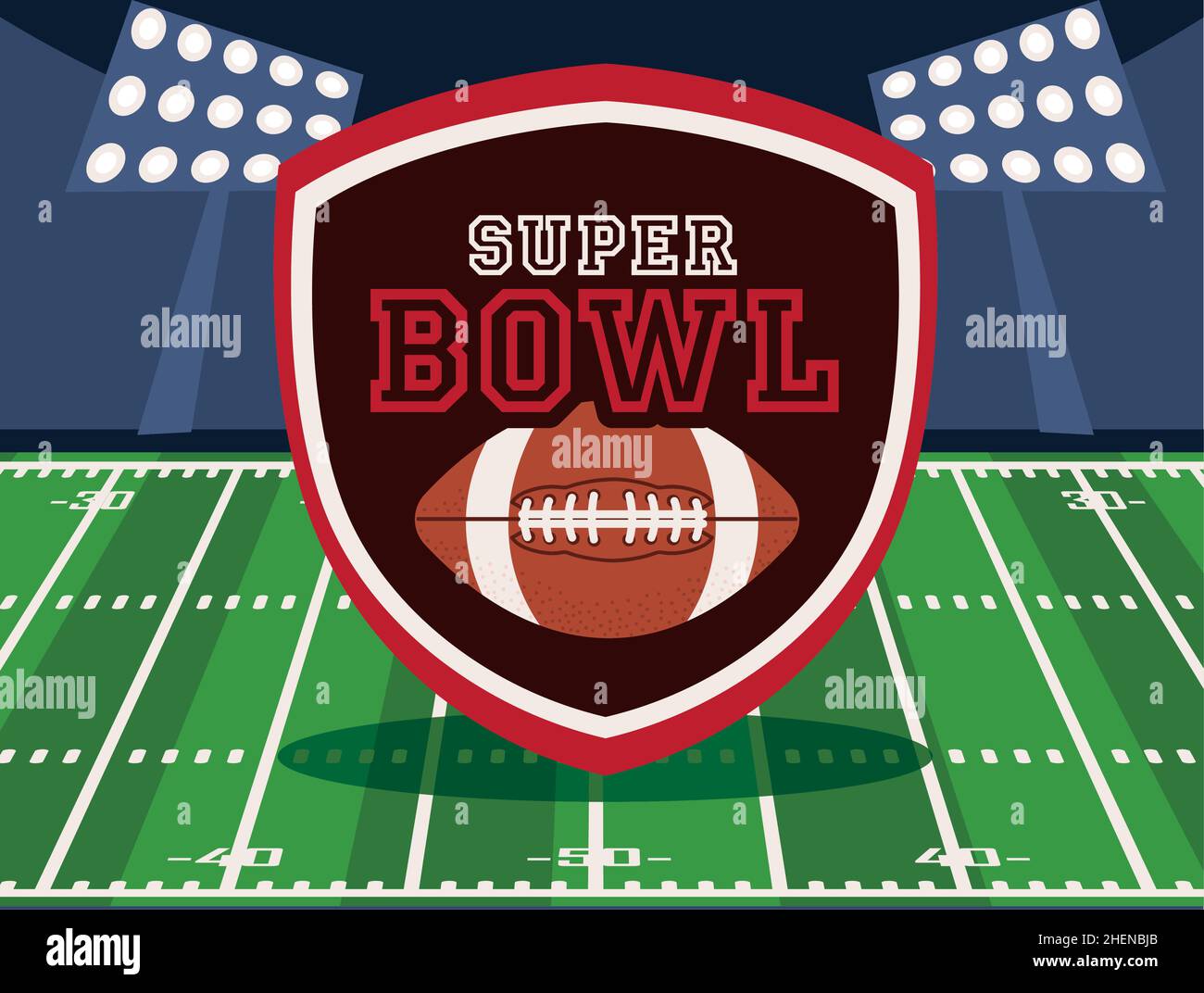 american football super bowl Stock Vector Image & Art - Alamy