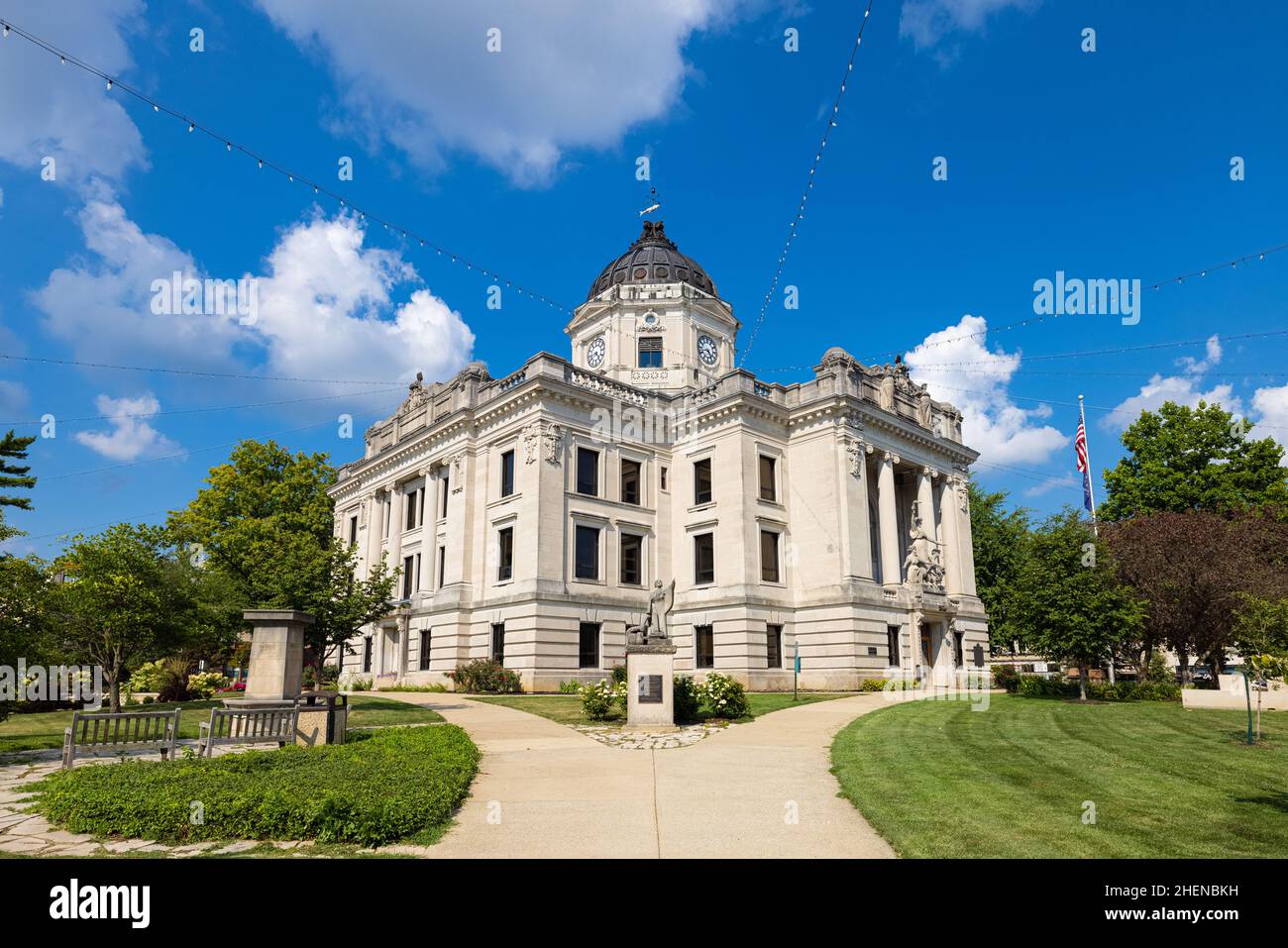Bloomington, Indiana, USA - August 20, 2021: The Monroe County ...