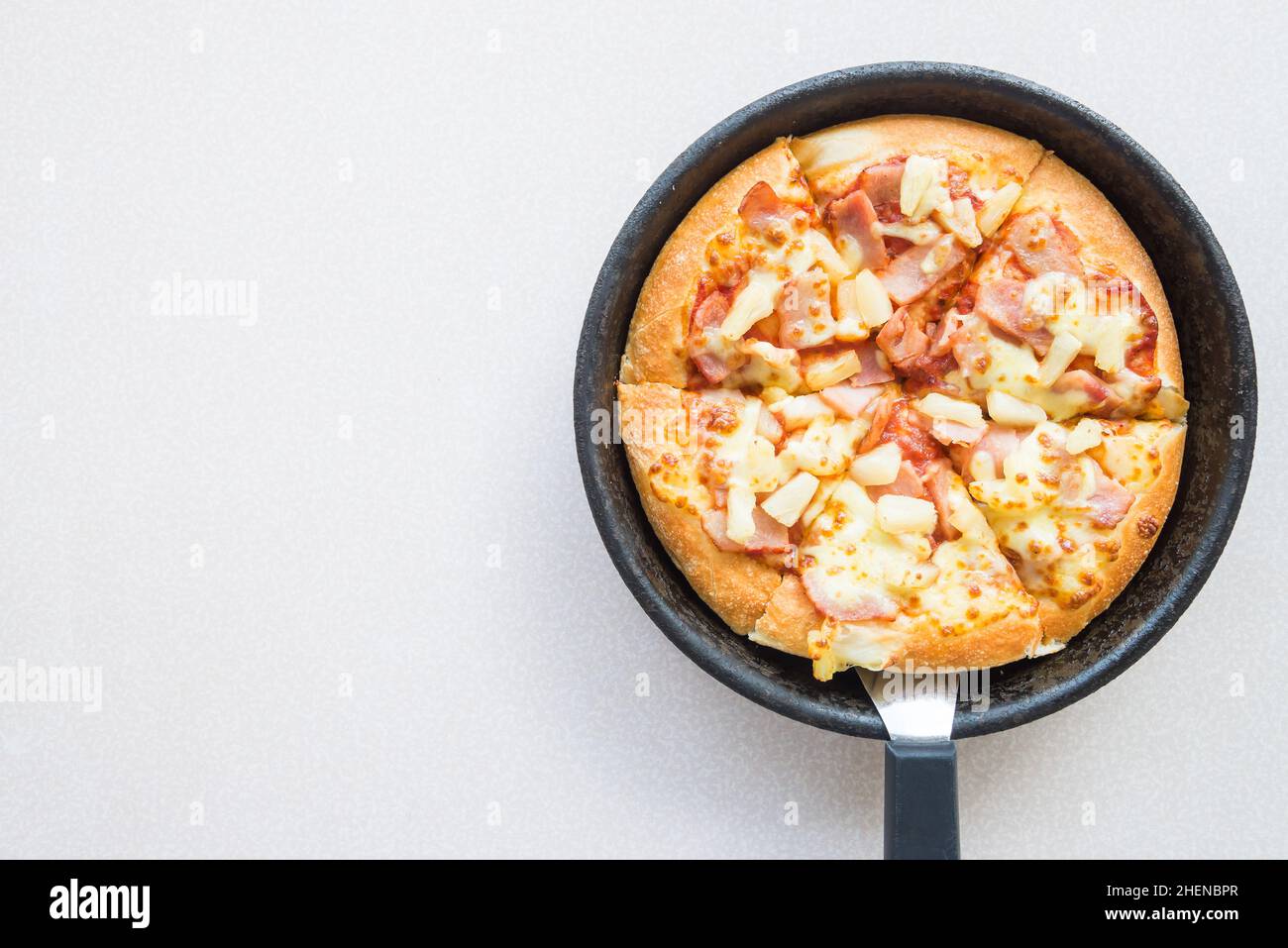 Top of view Pizza Stock Photo - Alamy
