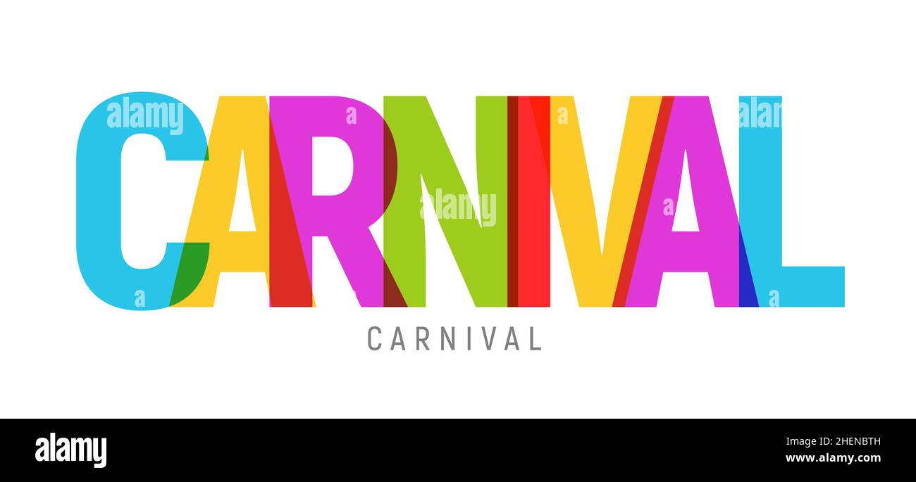 Carnival alphabet happy playful word. Festive carnival font creative ...