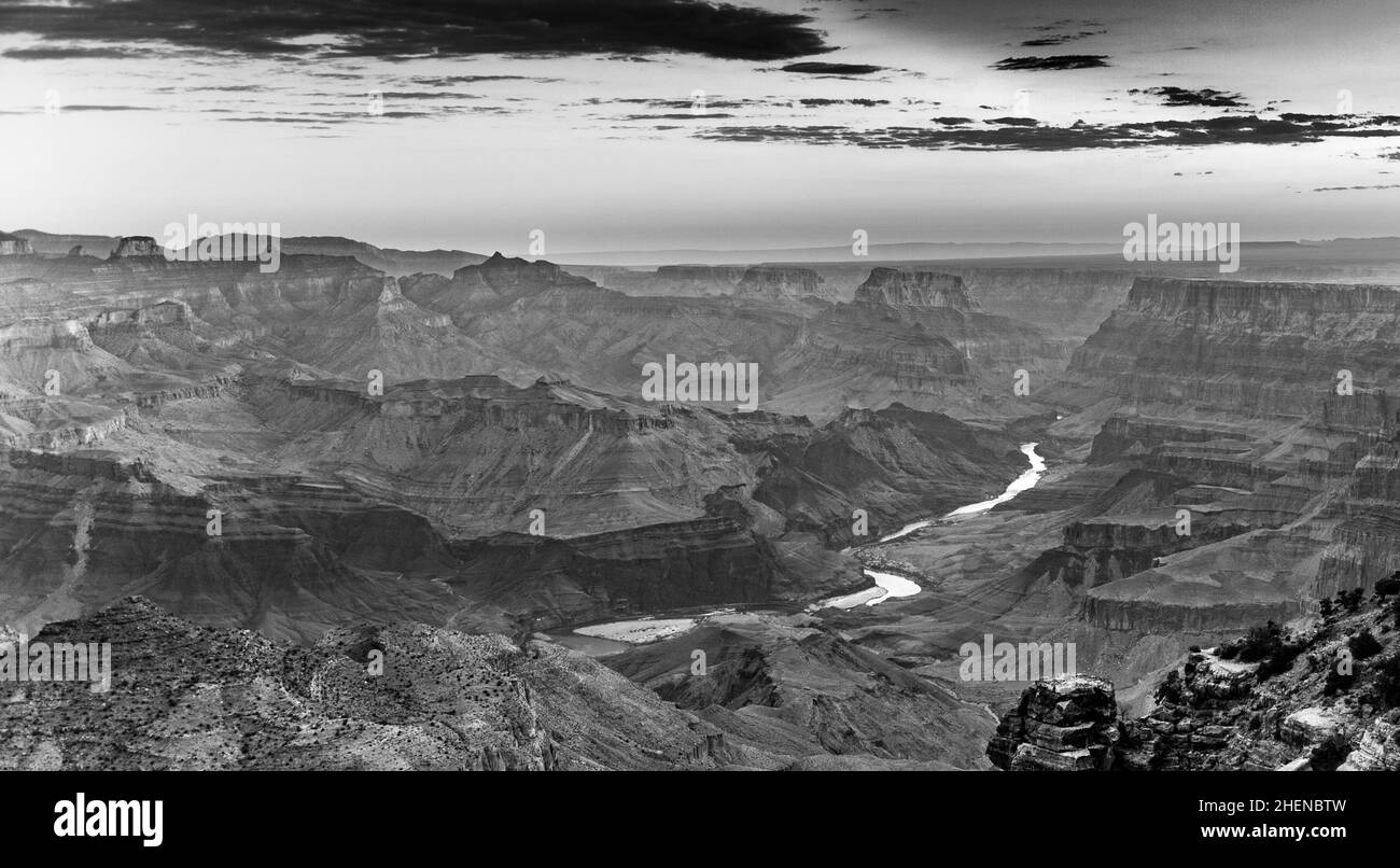 sunrise at Grand Canyon from desert view point Stock Photo - Alamy