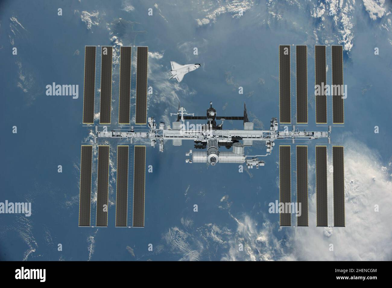 Space Station View In Sky