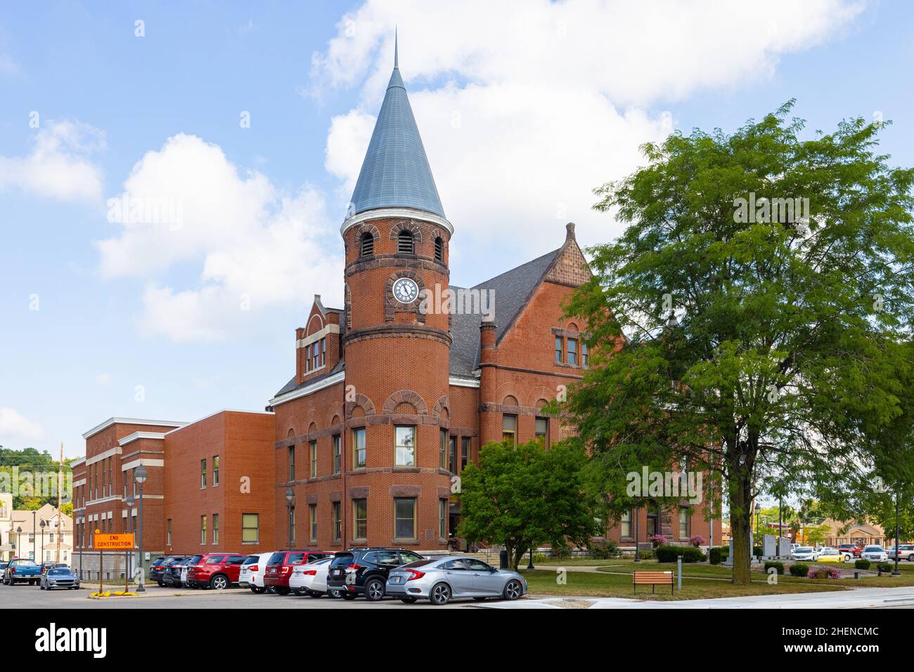 Connersville, Indiana, USA - August 20, 2021: The Fayette County ...