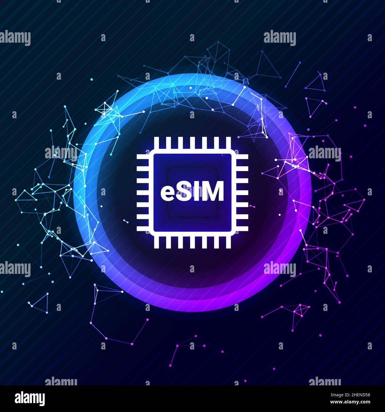 Embedded sim card Stock Vector Images - Alamy