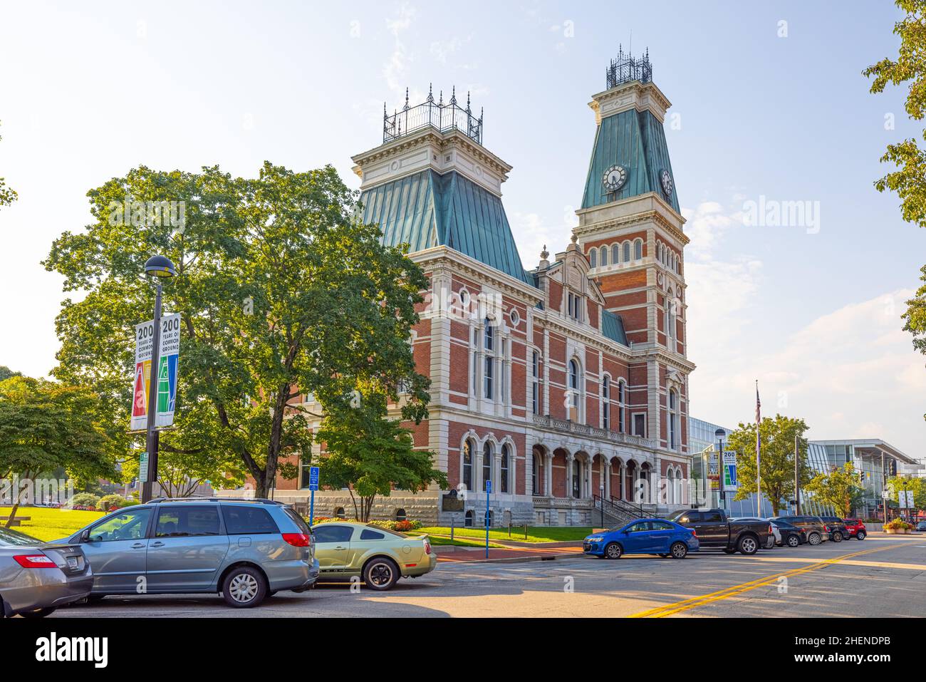 Columbus, Indiana, USA - August 20, 2021: The Bartholomew County ...