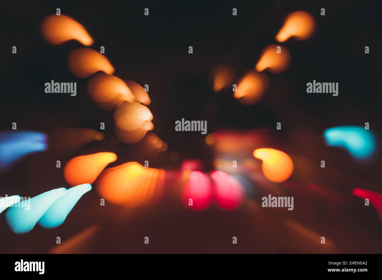 Abstract Background with blur lights Stock Photo - Alamy