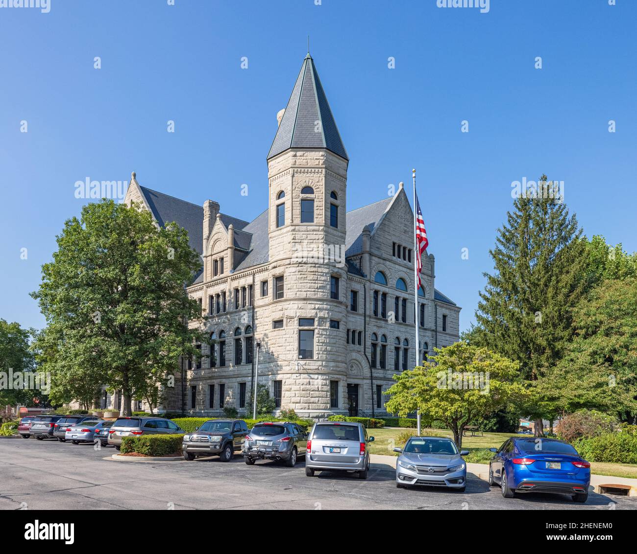 Richmond, Indiana, United States - August 20, 2021: The Wayne County ...