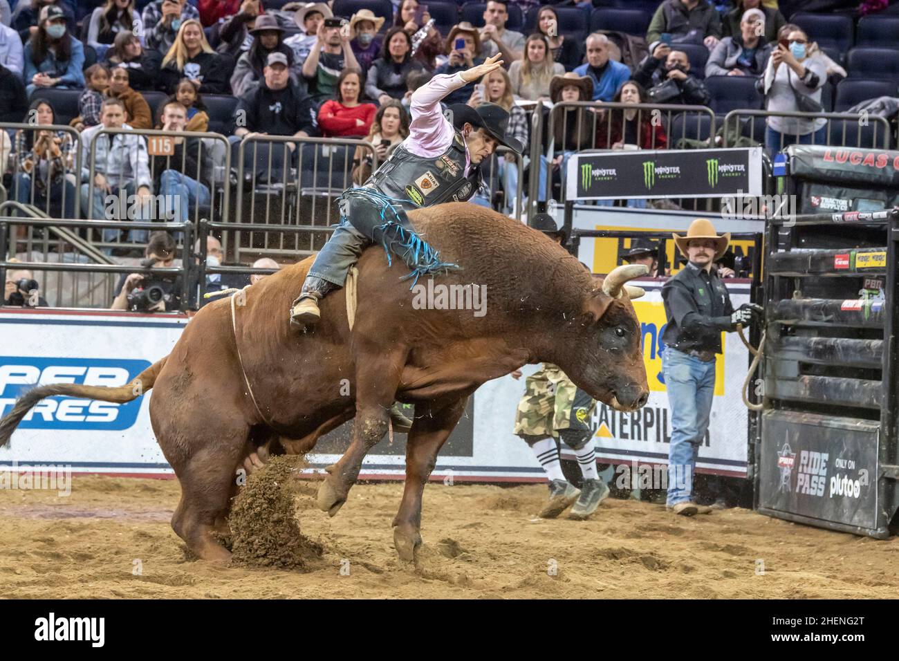 João Ricardo Vieira rides Marquis Metal Works Red Clark during the ...