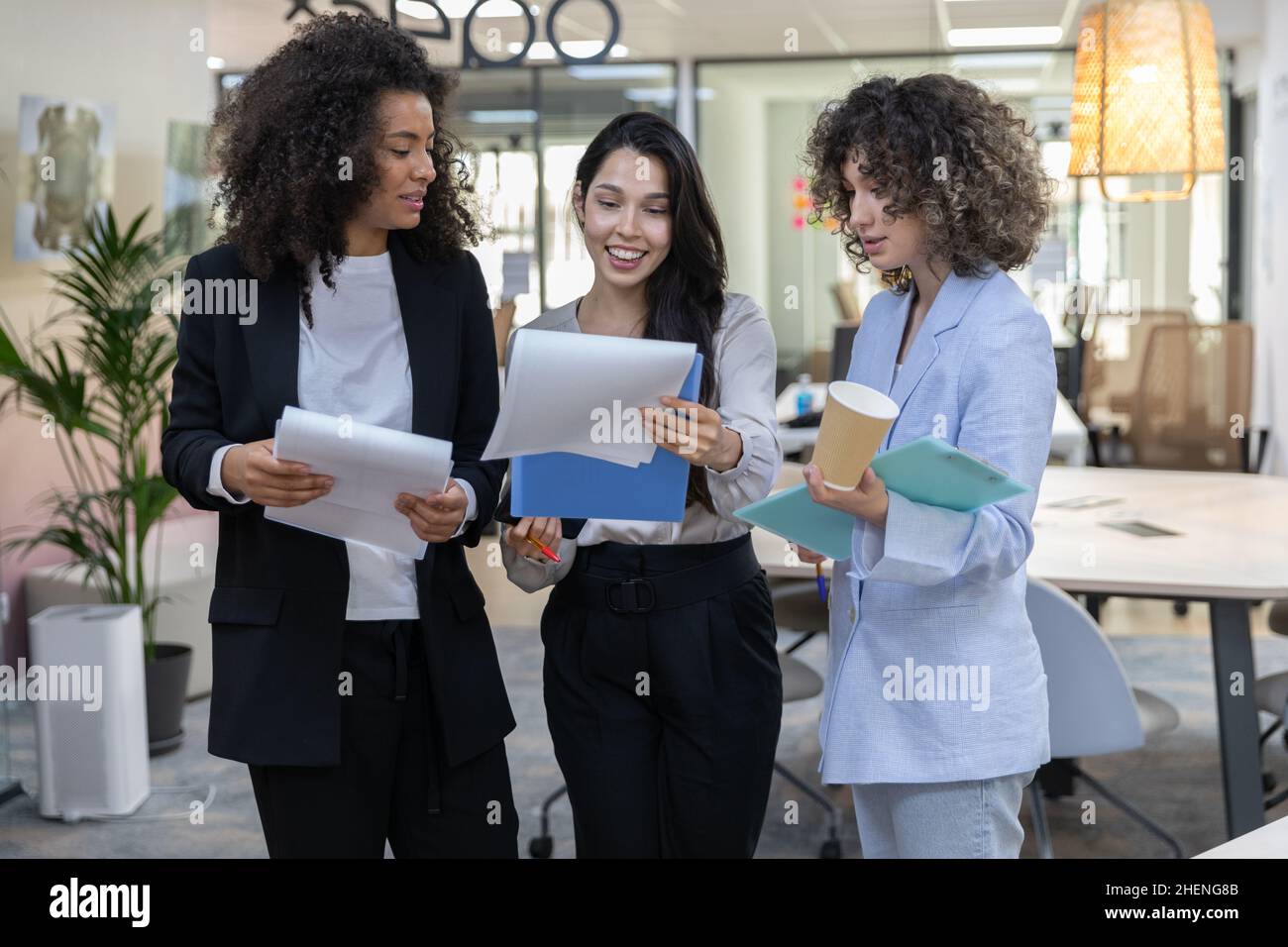Multicultural workspace hi-res stock photography and images - Alamy