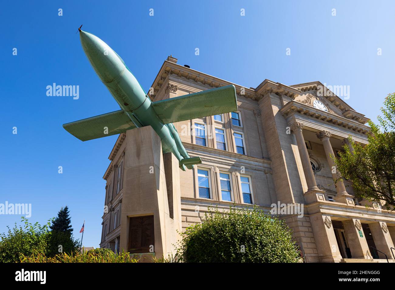 Greencastle, Indiana, USA - August 24, 2021: The Putnam County ...