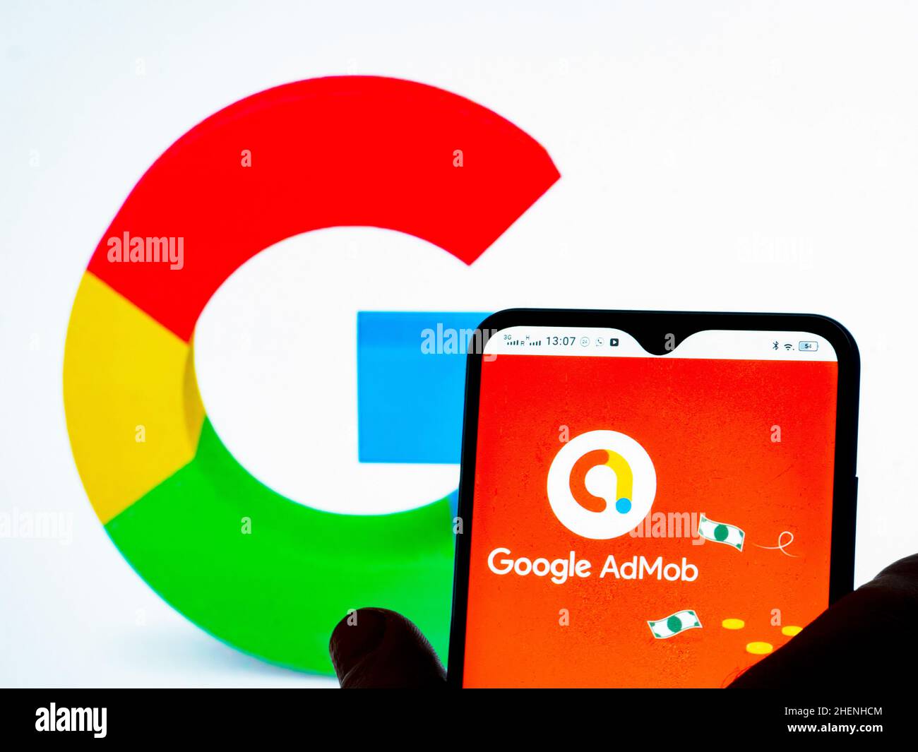 Google admob logo hi-res stock photography and images - Alamy