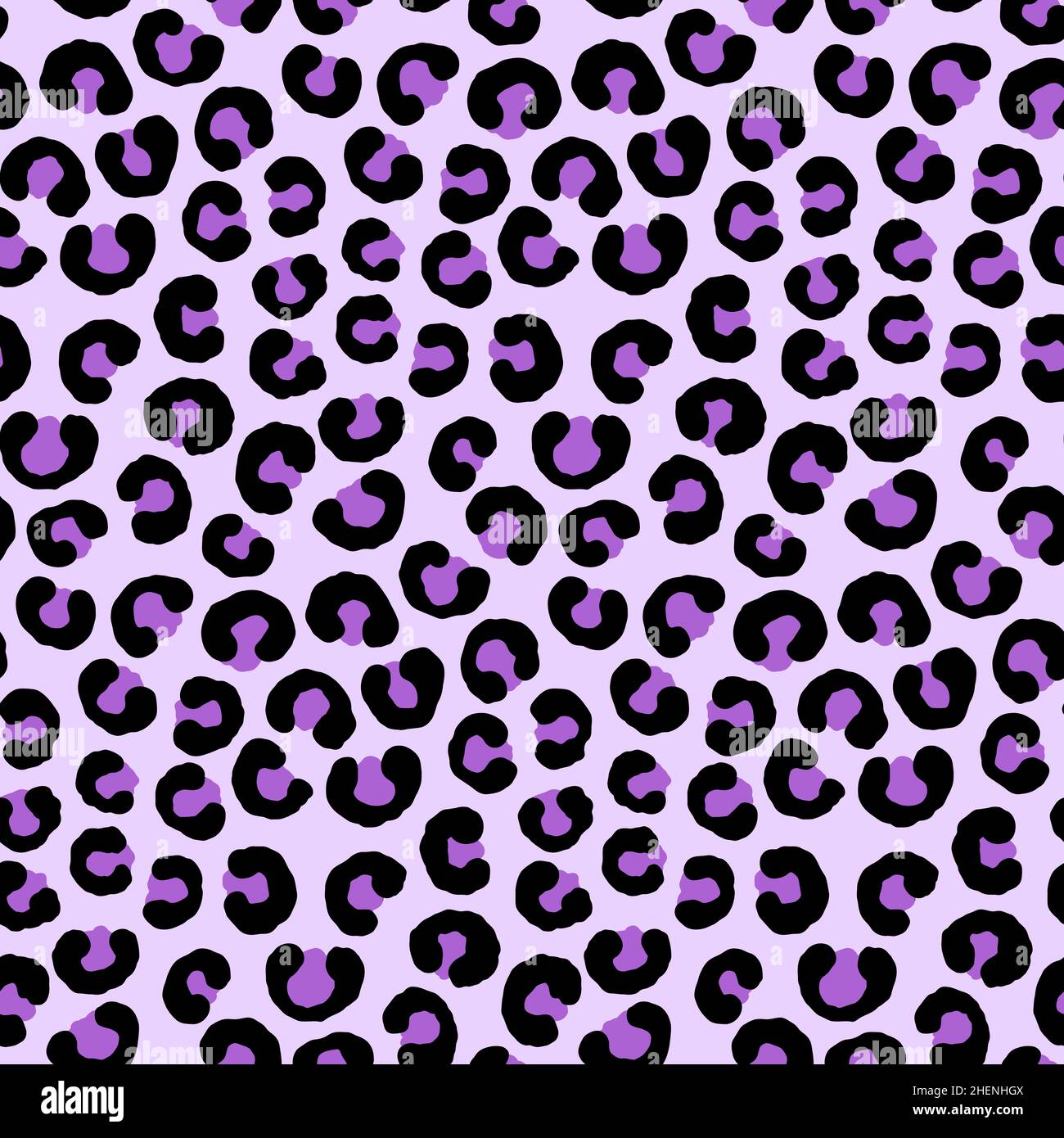 Purple Leopard Print Pattern