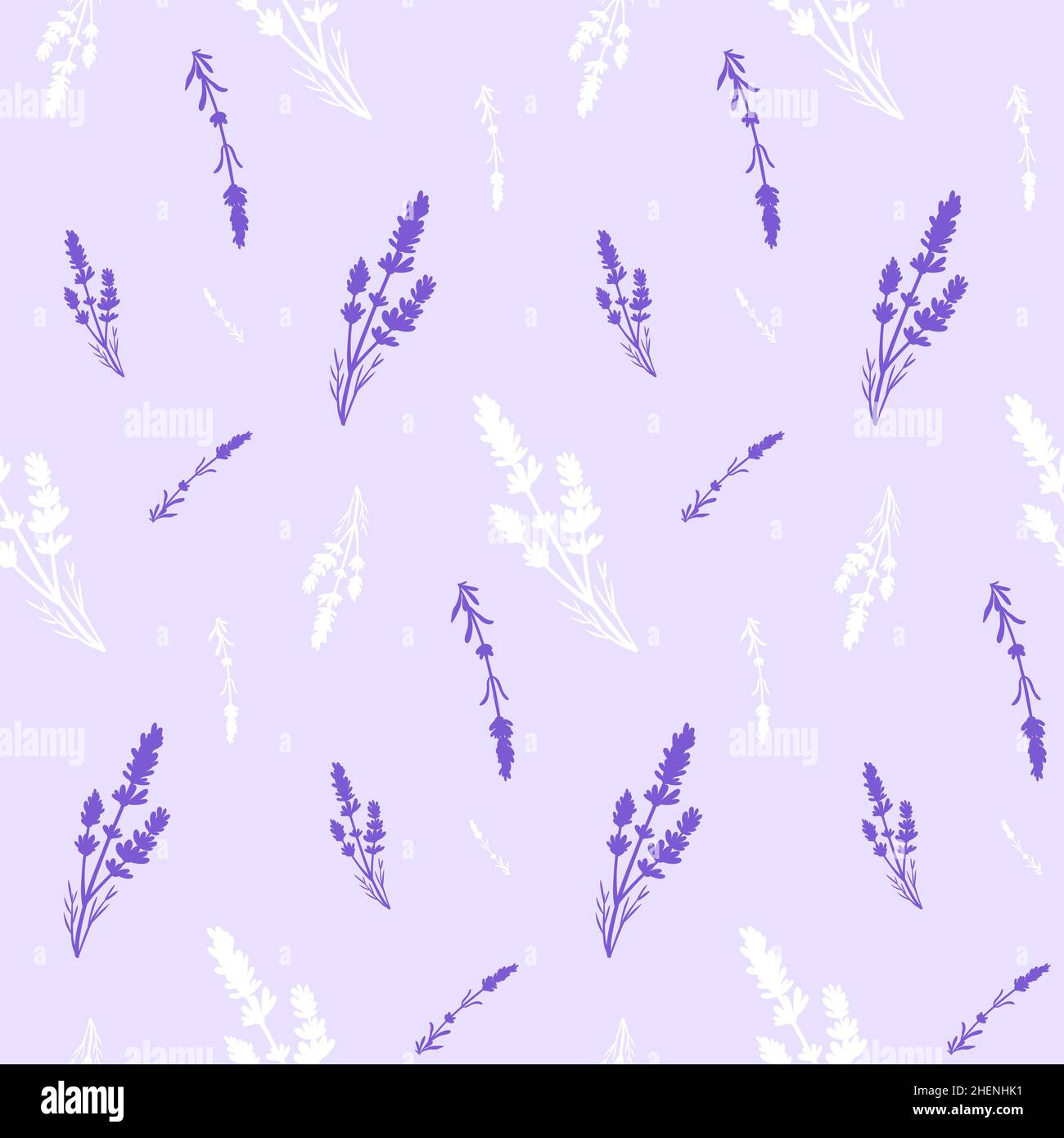 Seamless lavender background Stock Vector Images - Alamy