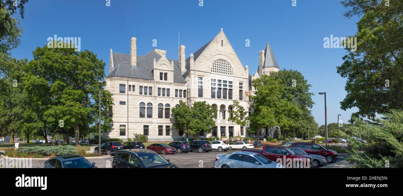 Richmond, Indiana, United States - August 20, 2021: The Wayne County ...