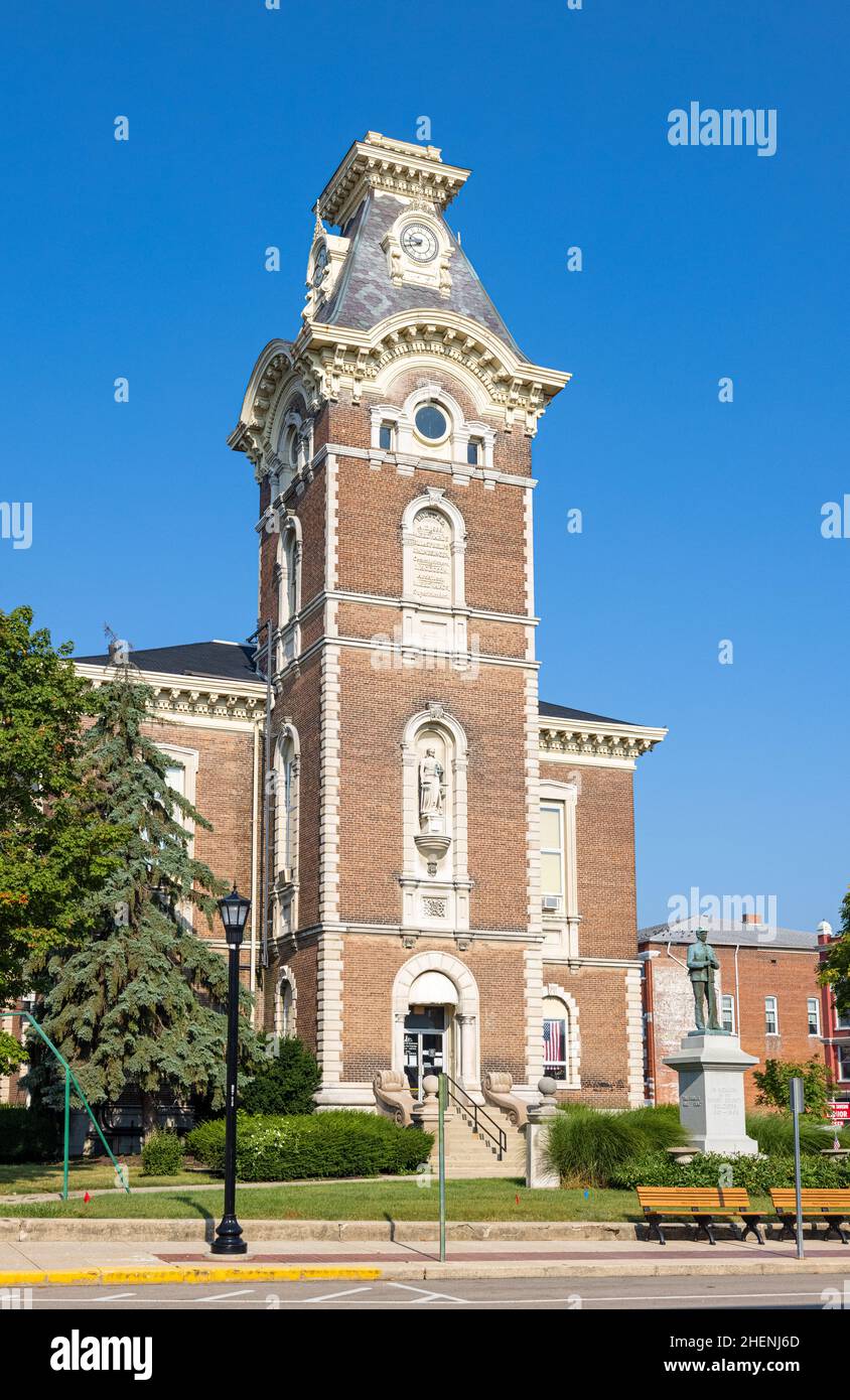 New Castle, Indiana, United States - August 20, 2021: The Henry County ...