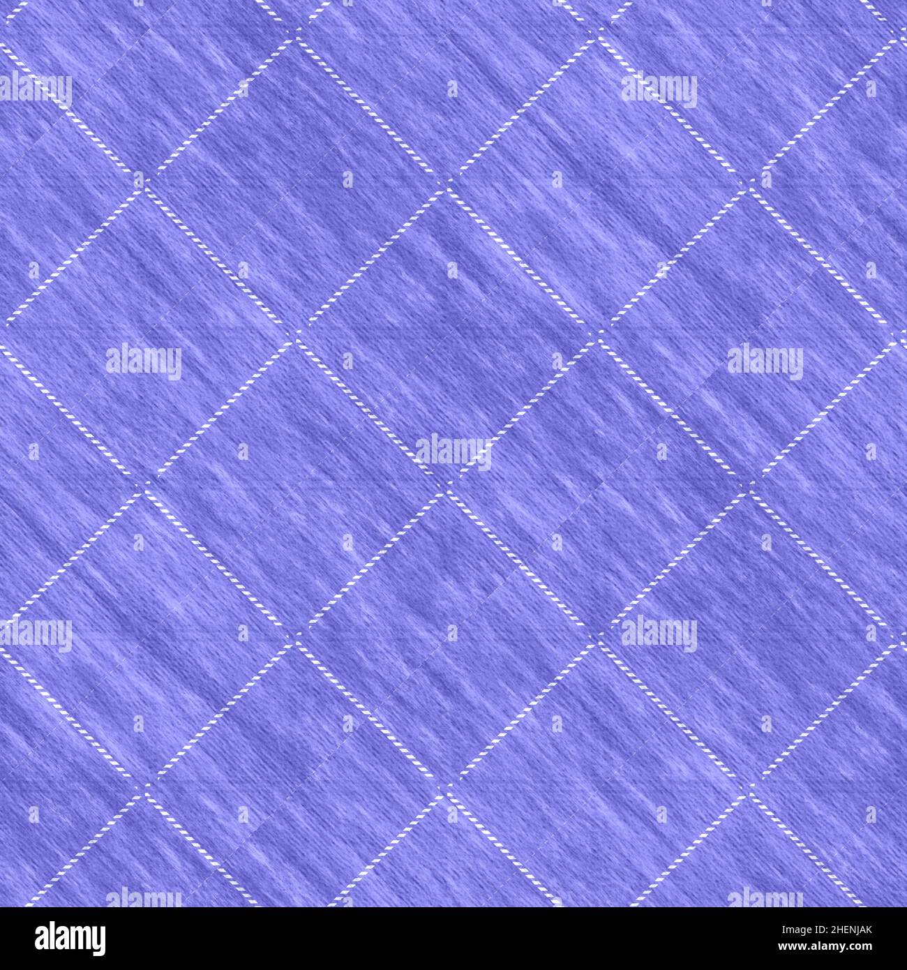 Peri purple diagonal tartan color of the year seamless pattern texture. Tonal gingham, grunge ...