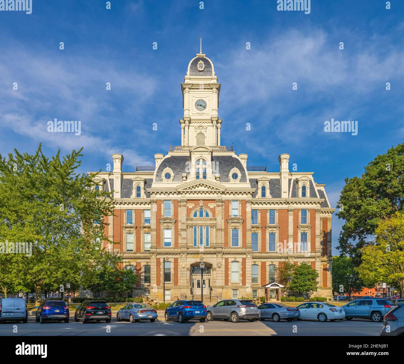 Noblesville, Indiana, USA - August 21, 2021: The Hamilton County ...