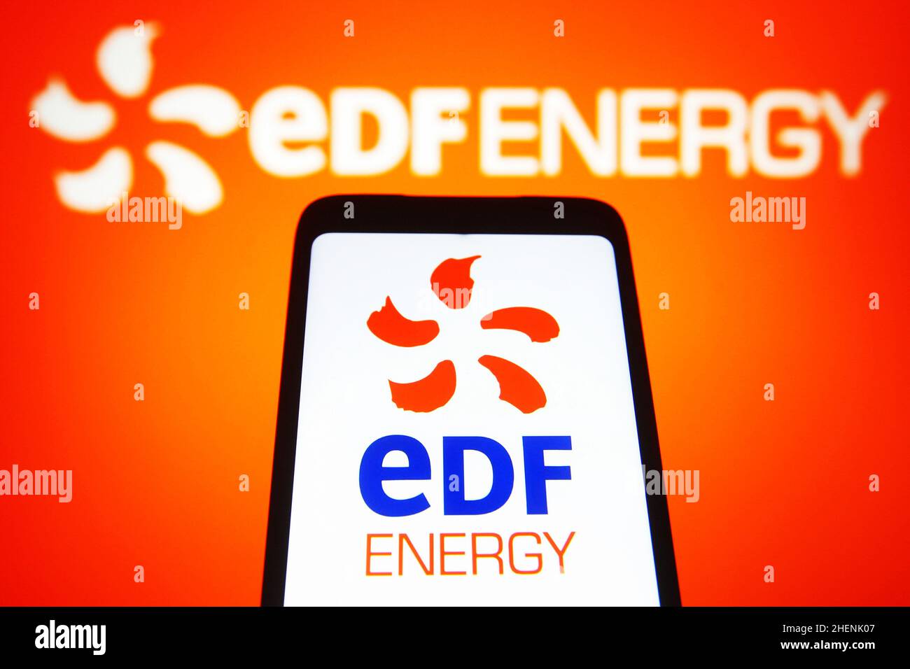 Edf energy logo hi-res stock photography and images - Alamy