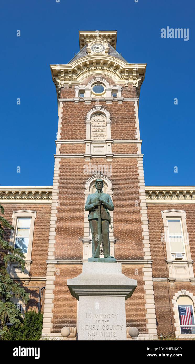 New Castle, Indiana, United States - August 20, 2021: The Henry County ...