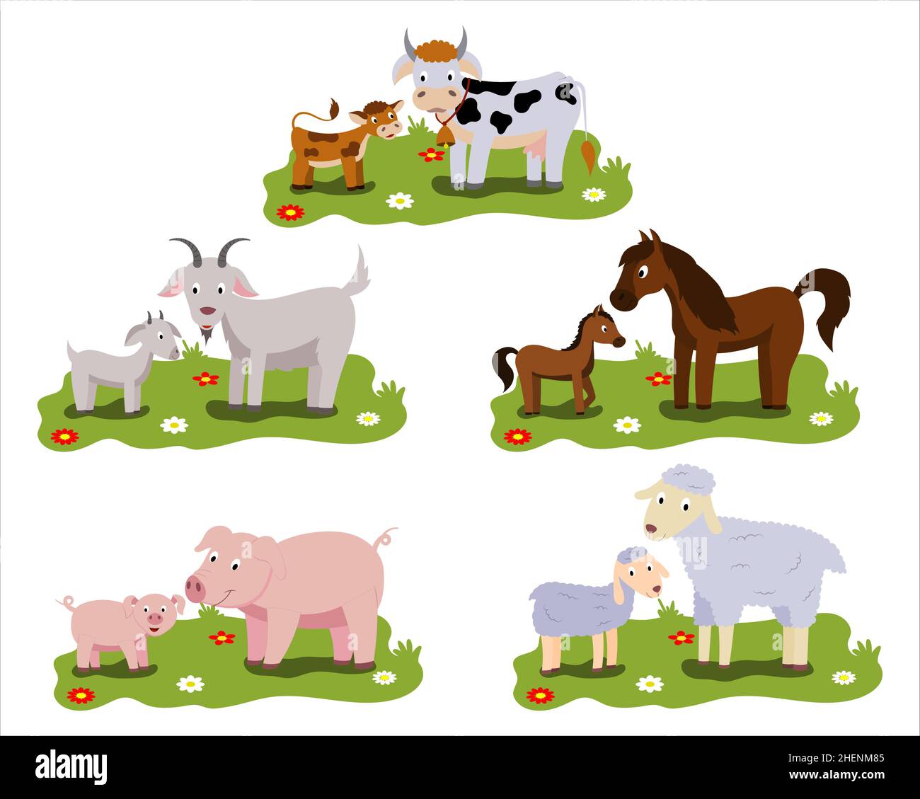 Cow Family Clip Art
