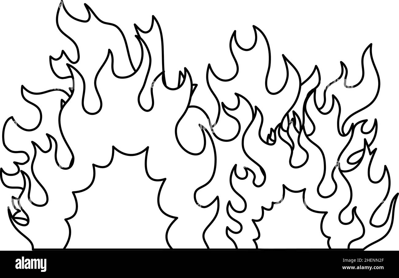 Fires Of Hell Drawing