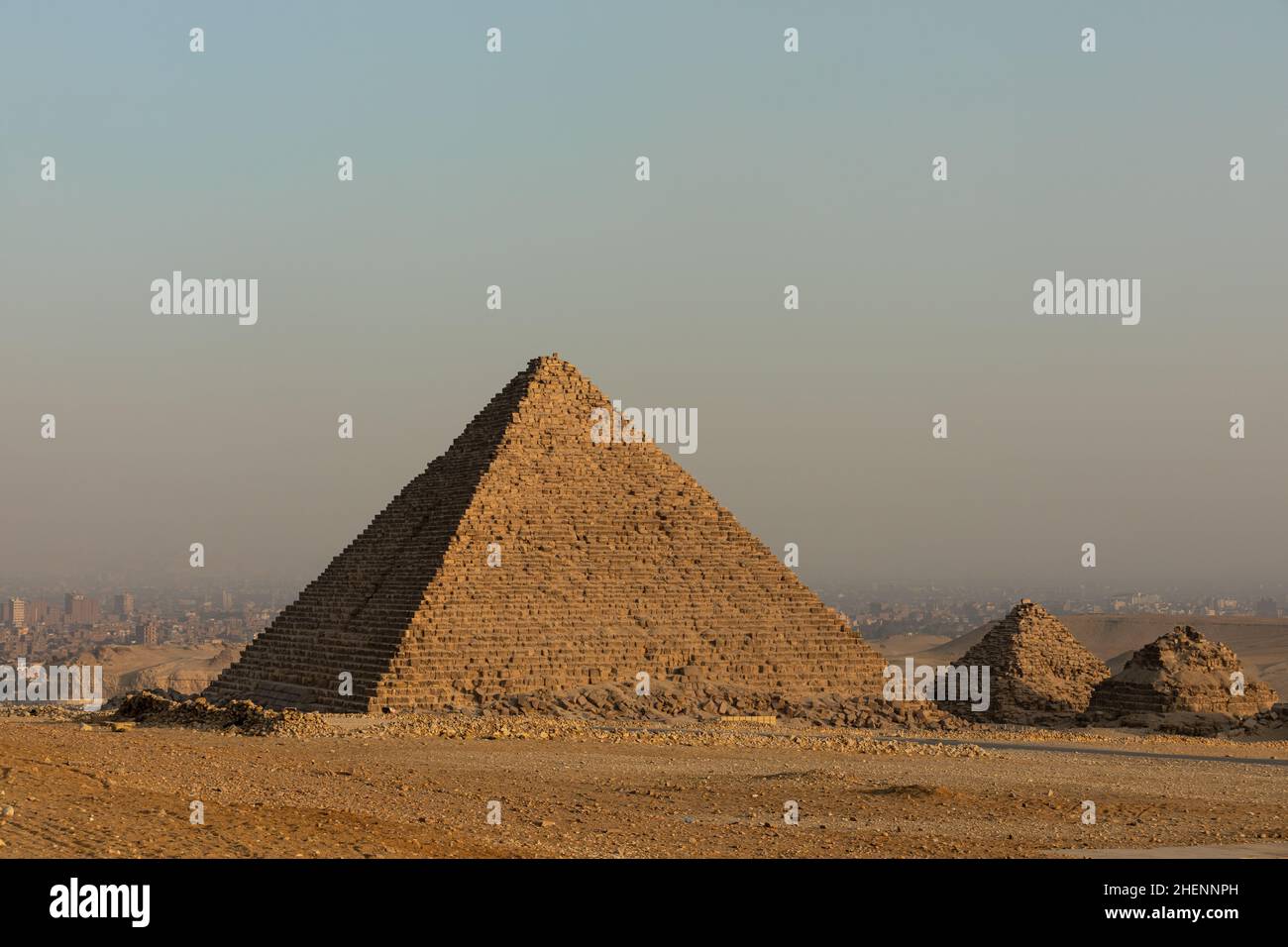 A perfect pyramid in Giza Pyramid Complex, Egypt Stock Photo - Alamy