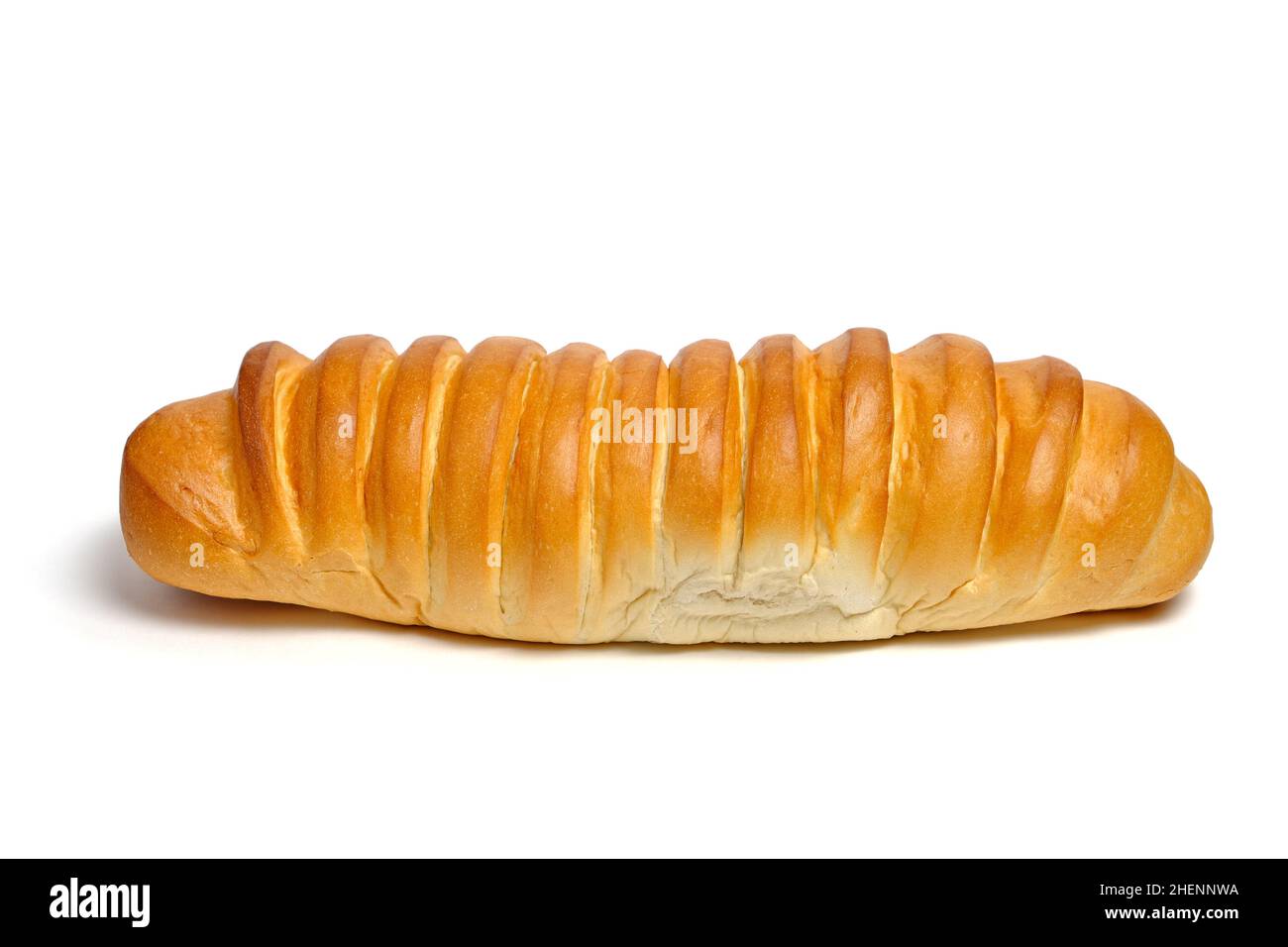 Loaf loaf on white background.Freshly baked bread Stock Photo - Alamy