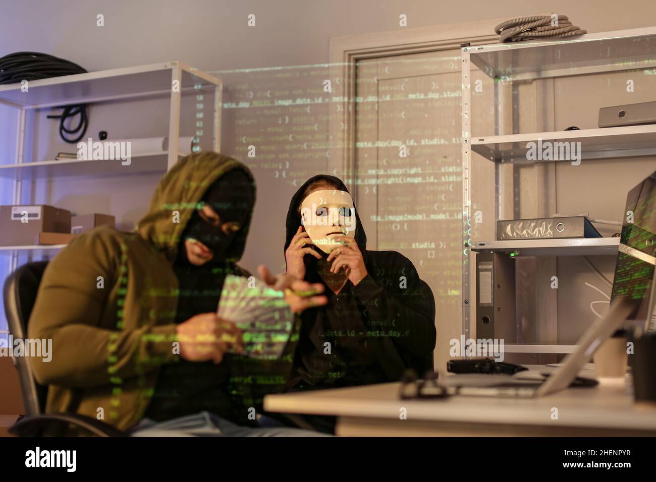 Thief counting money hi-res stock photography and images - Alamy