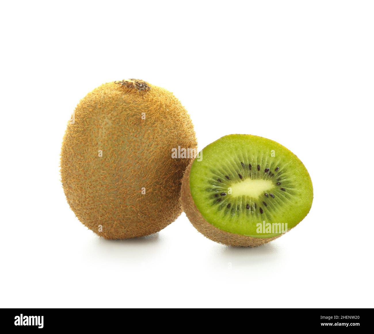 Fresh ripe kiwi on white background Stock Photo - Alamy