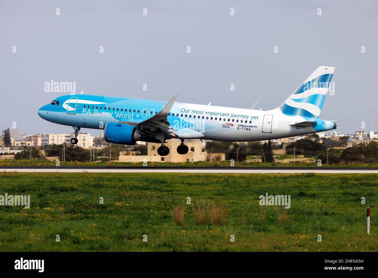 British Airways Airbus A320-251N (REG: G-TTNA) - 'BA Better World ...