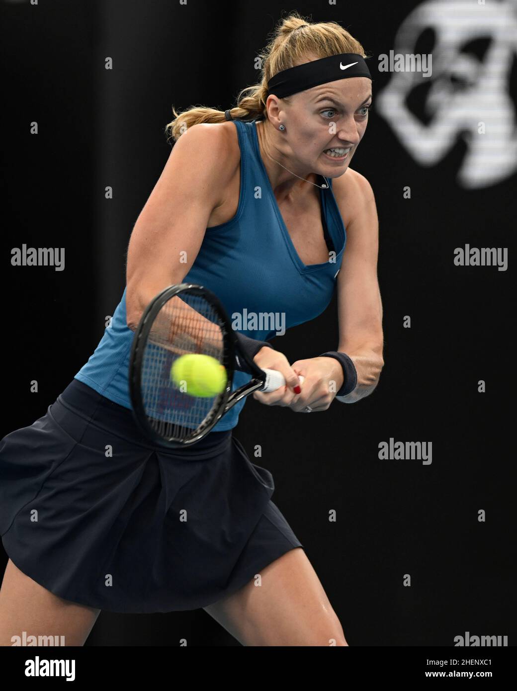 Sydney, Australia; 12th January 2022: Ken Rosewall Arena, Sydney ...