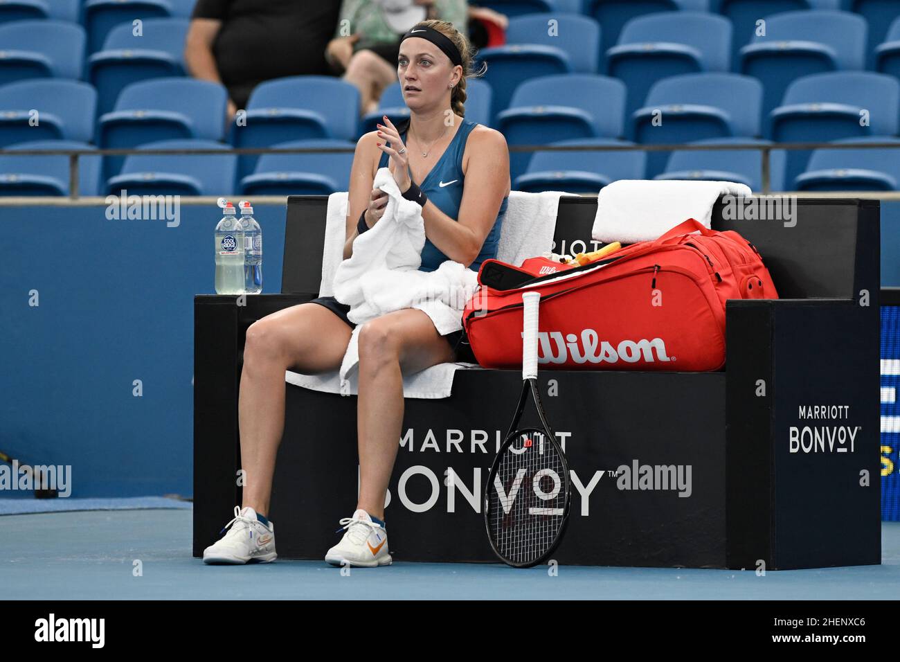 Sydney, Australia; 12th January 2022: Ken Rosewall Arena, Sydney ...