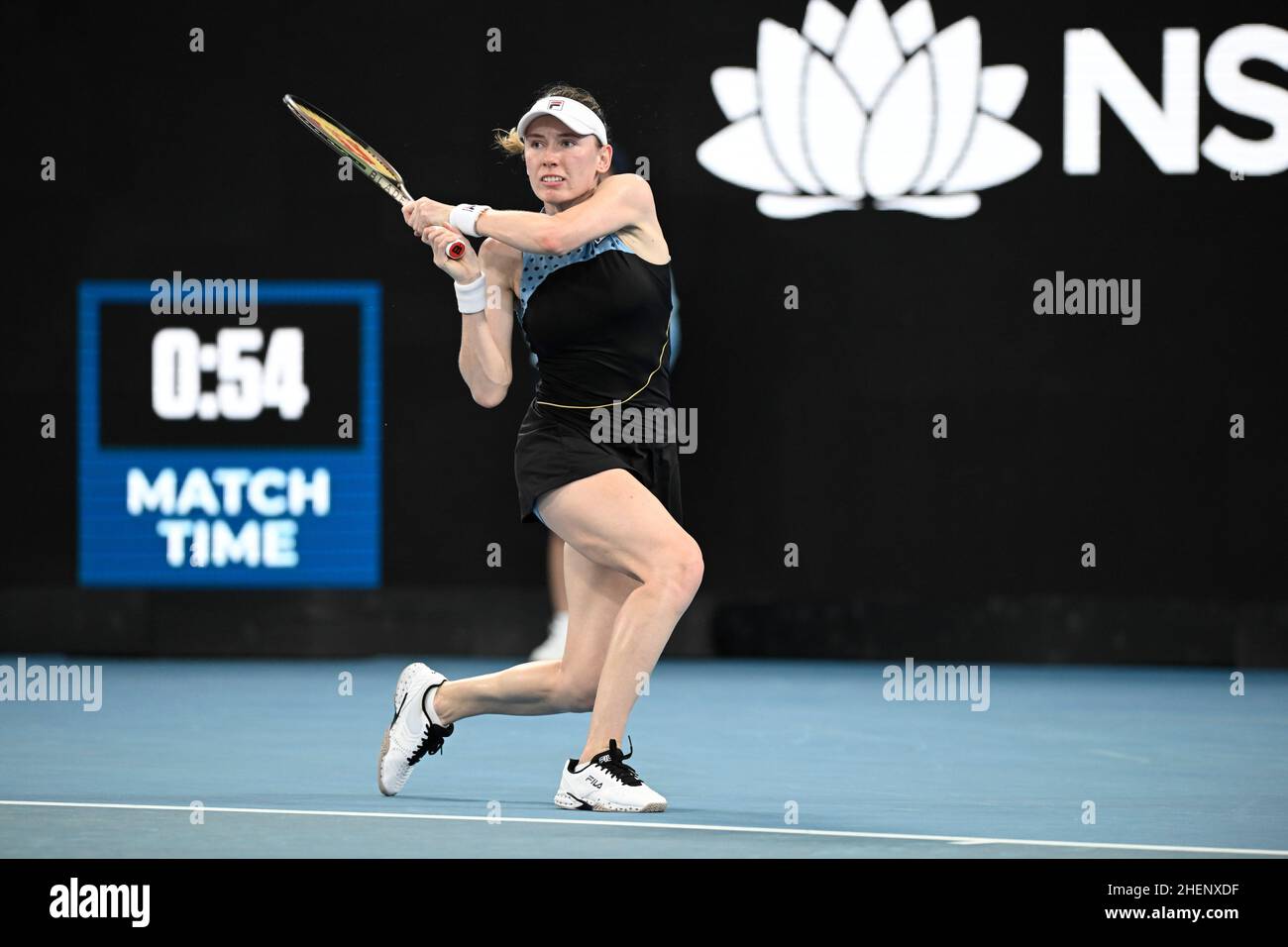 Sydney, Australia; 12th January 2022: Ken Rosewall Arena, Sydney ...