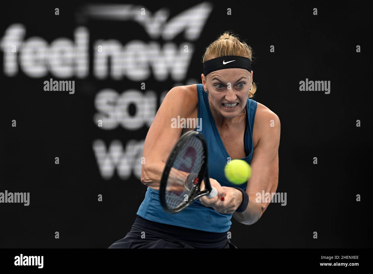 Sydney, Australia; 12th January 2022: Ken Rosewall Arena, Sydney ...