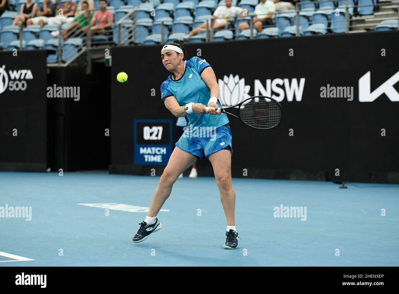Sydney, Australia; 12th January 2022: Ken Rosewall Arena, Sydney ...