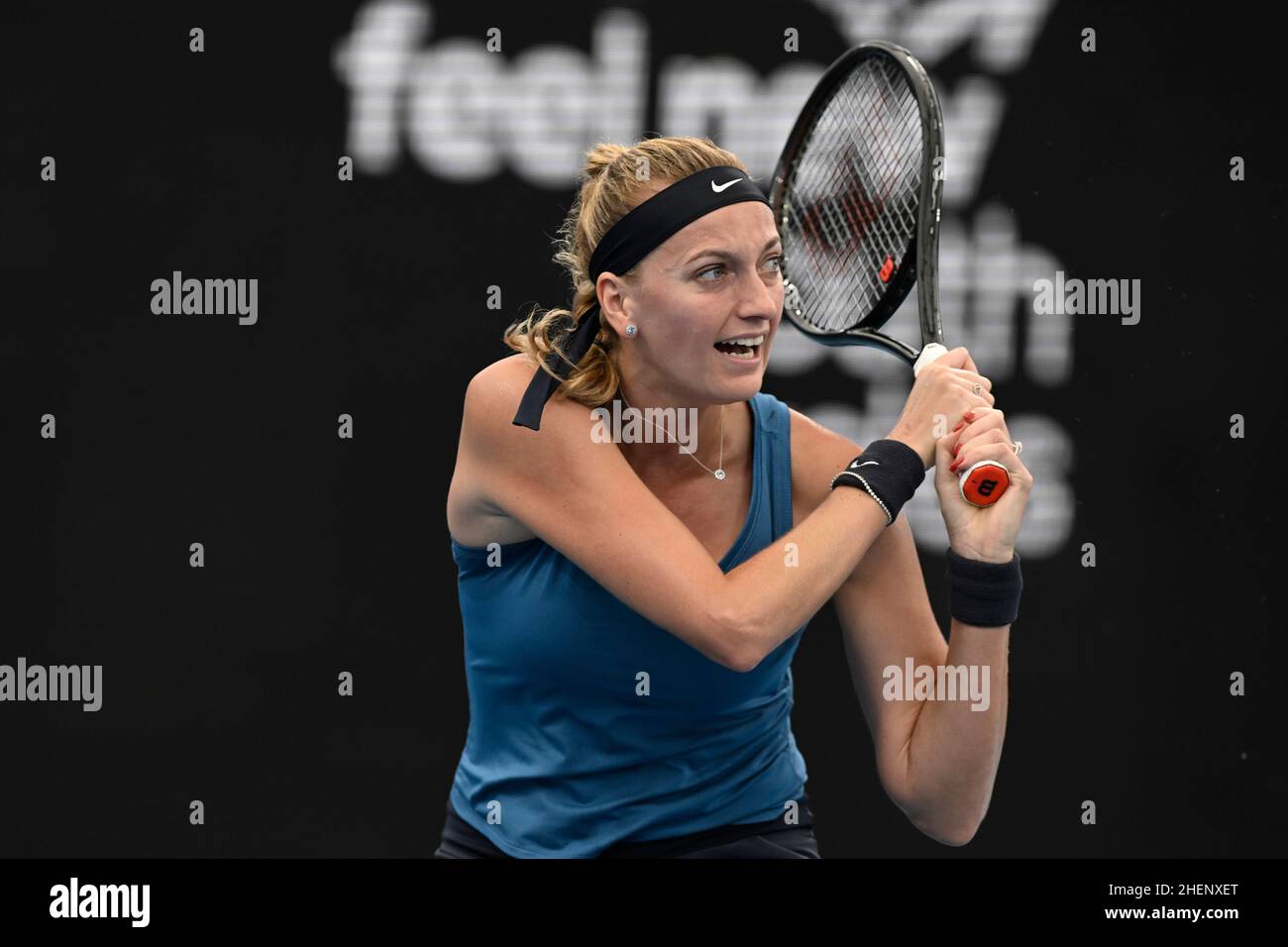 Sydney, Australia; 12th January 2022: Ken Rosewall Arena, Sydney ...