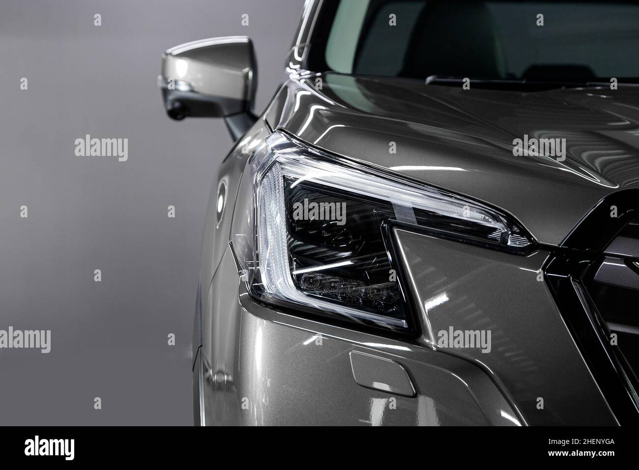 Car headlights headlamp glowing hi-res stock photography and images - Alamy