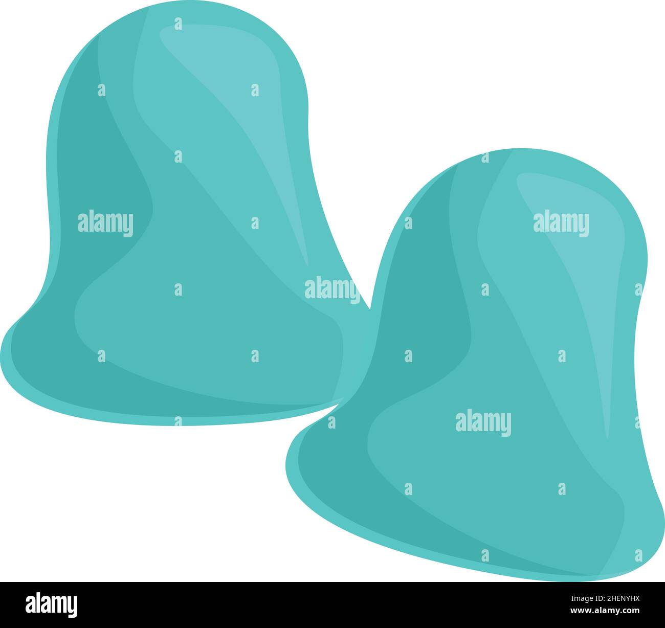 Earplugs icon cartoon vector. Ear protection. Noise plug Stock Vector ...