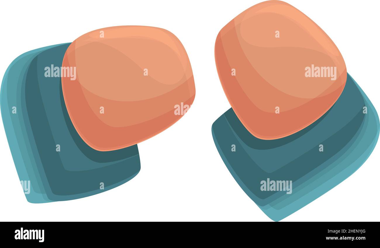 Modern earplugs icon cartoon vector. Medical protection. Noise ear plug ...