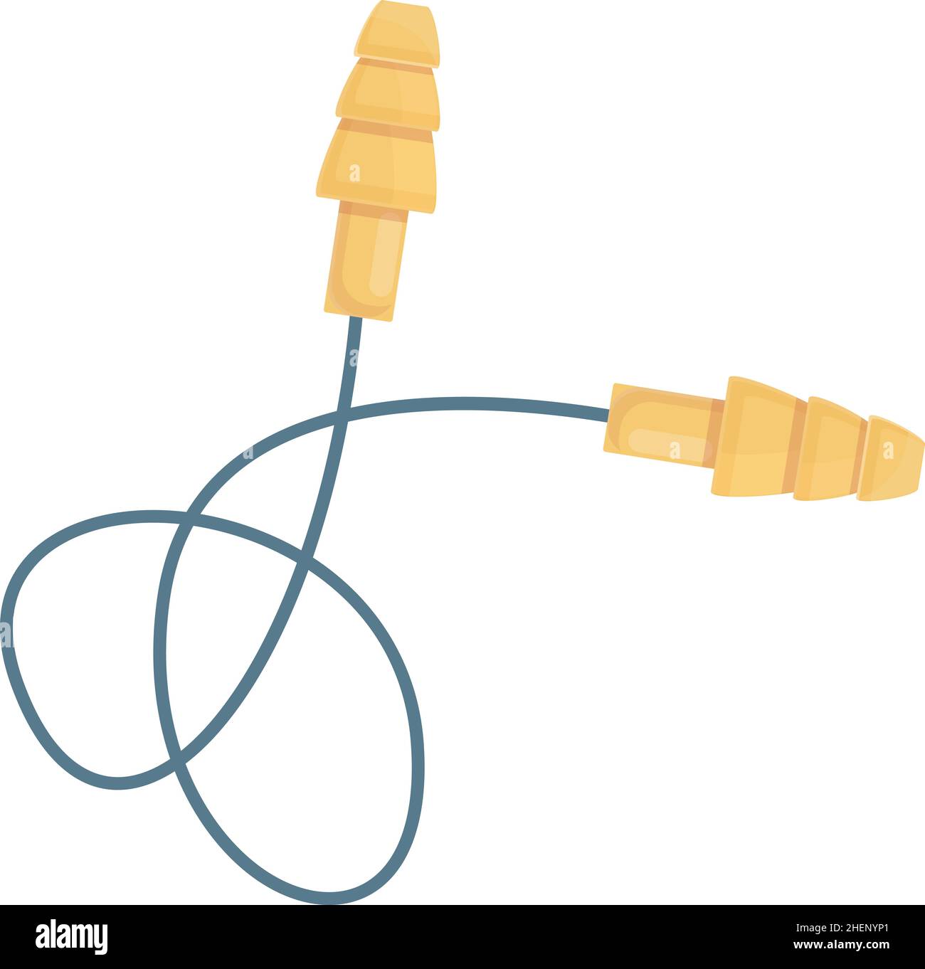 Earplugs equipment icon cartoon vector. Ear protection. Noise auditory ...