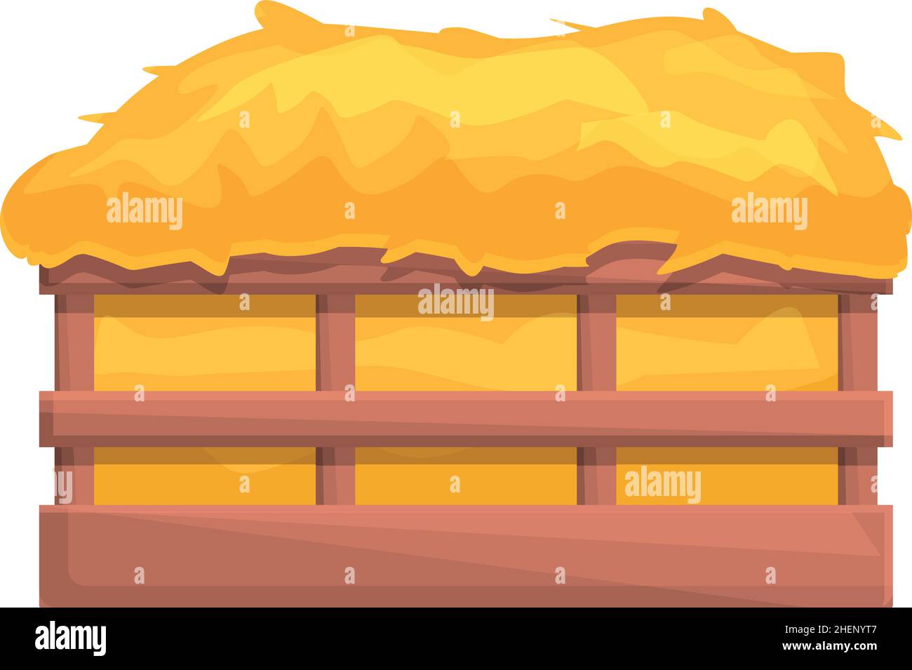 Agriculture hay bale icon cartoon vector. Farm straw. Wheat haystack ...